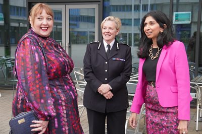 Tour de force as Home Secretary wowed by visit to Notts Police